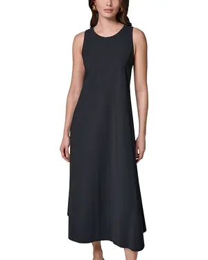 DONNA KARAN WEEKEND Donna Karan Knit Midi Dress - Black