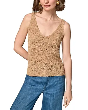 DONNA KARAN WEEKEND V-neck Sweater - Fawn