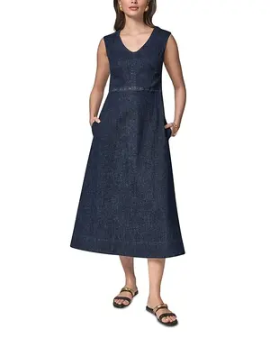 DONNA KARAN WEEKEND Donna Karan Denim Midi Dress - Seneca