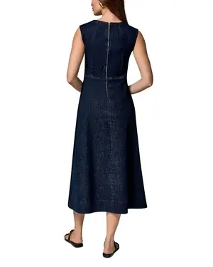 DONNA KARAN WEEKEND Donna Karan Denim Midi Dress