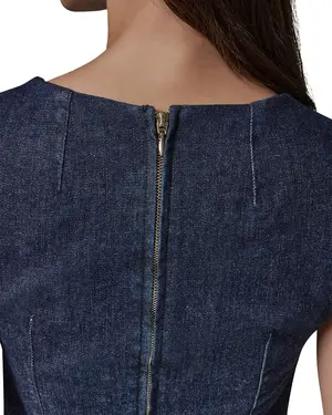 DONNA KARAN WEEKEND Donna Karan Denim Midi Dress