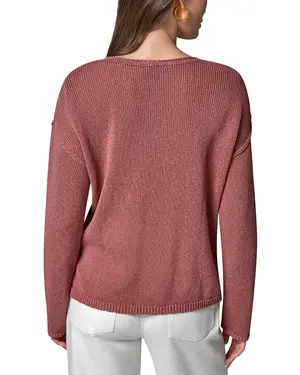 DONNA KARAN WEEKEND Donna Karan V Neck Sweater