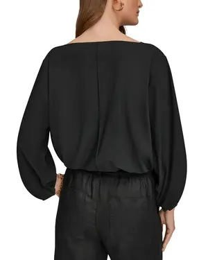 DONNA KARAN WEEKEND Donna Karan Balloon Sleeve Top