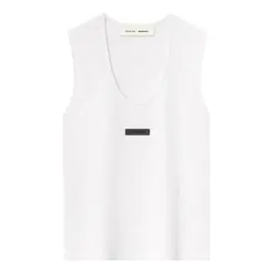 Fear Of God Fear Of God Essentials Soft Rib Knit Tank Cloud White
