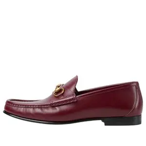 Gucci 1953 Horsebit Leather Loafer - Rosso Ancora
