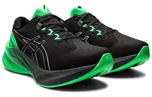 Asics Novablast 3 Athletic Sneakers - Black/green