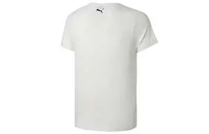 PUMA Logo Graphic T-shirt 'white Green Black - White/green/black