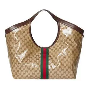 Gucci Giglio Large Tote Bag - Sand/dark Brown