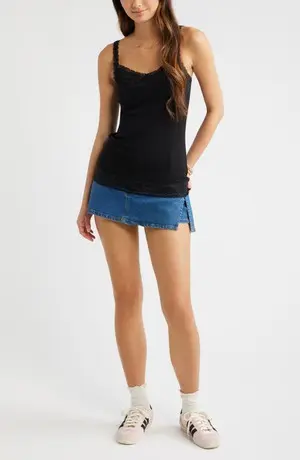Bp. Lace Trim Camisole - Black