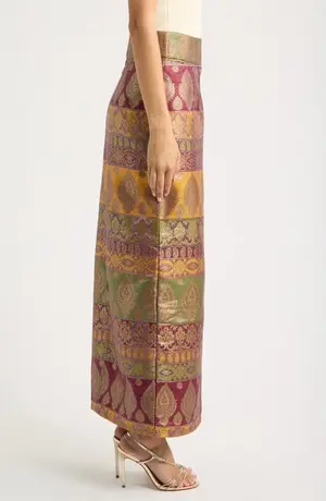 HOLICHIC Aurora Embroidered Maxi Skirt