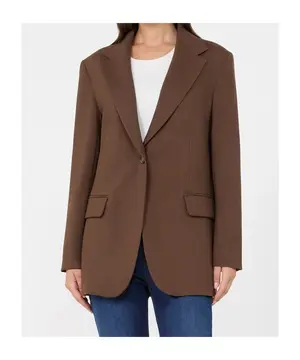 Max Mara Single-breasted Woollen Cloth Blazer