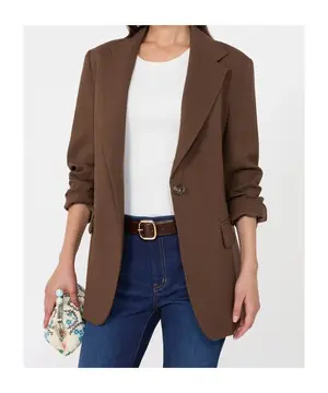 Max Mara Single-breasted Woollen Cloth Blazer