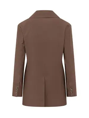 Max Mara Asta Single-breasted Blazer - Cocoa