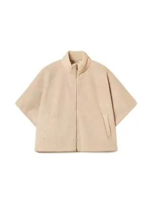 TWINSET Zip-up Mock-neck Poncho