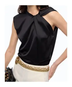 Pinko Sleeveless Satin Blouse