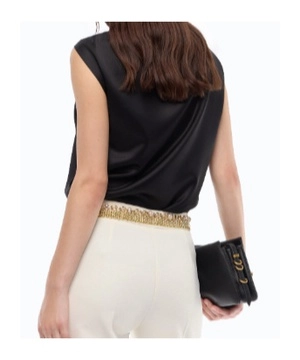Pinko Sleeveless Satin Blouse