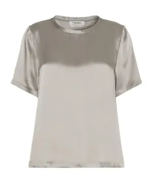 Max Mara Short-sleeved T-shirt - Light Gray