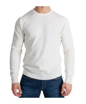 GRAN SASSO Crew Neck Sweater - White