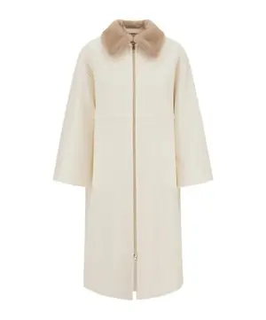 Herno Long-sleeved Coat - White