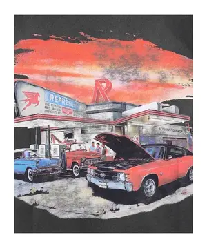 REPRESENT 24 Hour Service Graphic T-shirt - No
