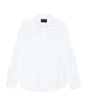 Simone Rocha Pearl-embellished Shirt - White