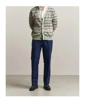 Polo Ralph Lauren Cotton/linen Fair Isle Cardigan