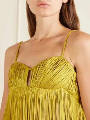 Aflalo Siren Plissé Mini Dress