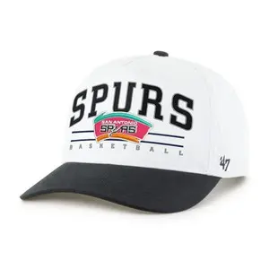 '47 47 San Antonio Spurs Roscoe Two-tone Hitch Adjustable Baseball Cap - White