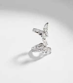 REPOSSI Serti Sur Vide 18kt White Gold And Diamond Ear Climber
