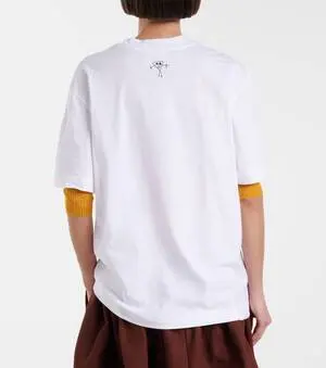 Plan C Printed Cotton Jersey T-shirt
