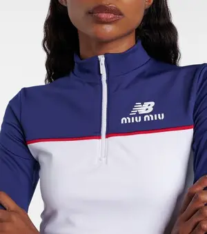 Miu Miu X New Balance Jersey Crop Top