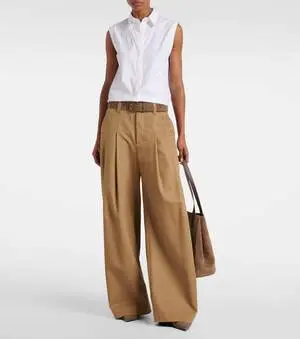Brunello Cucinelli Cotton-blend Shirt - White