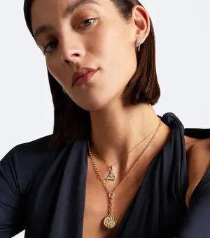 FOUNDRAE Resilience Blossoms 18kt Pendant With Diamonds
