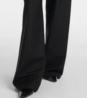 RÓHE Wool And Mohair Wide-leg Pants