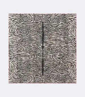 Fendi Printed Silk Scarf - Black
