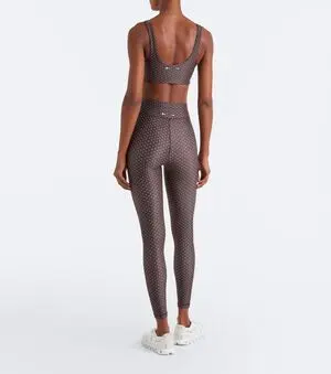 The Upside Poet Printed Cropped Leggings