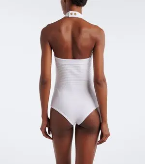 Balmain Knitted Halterneck Bodysuit