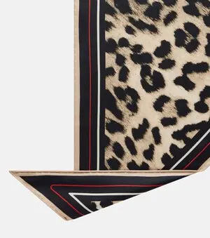 Givenchy Leopard-print Silk Scarf