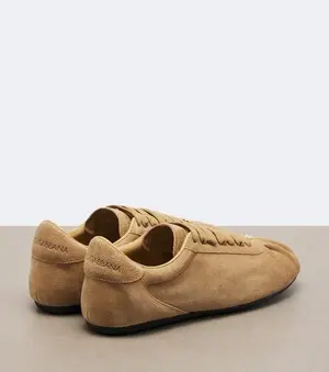 Dolce & Gabbana Soft Ballet Suede Lace-up Sneakers