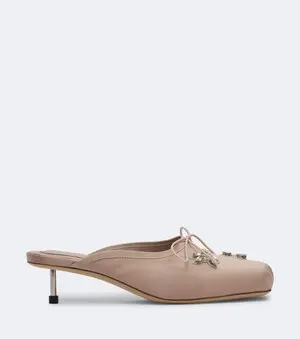 Simone Rocha Embellished Satin Mules