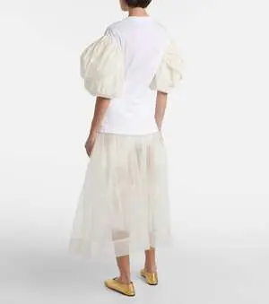 Simone Rocha Puff Sleeve T-shirt - White
