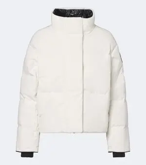 Canada Goose Grandview Cropped Down Jacket - White