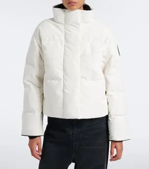 Canada Goose Grandview Cropped Down Jacket - White