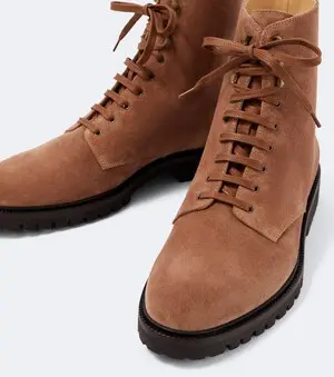 Brunello Cucinelli Suede Ankle Boots