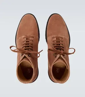 Brunello Cucinelli Suede Ankle Boots