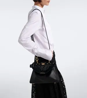 Fendi Peekaboo® Small Leather Top-handle Bag - Black