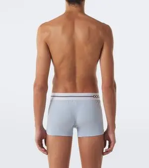 Dolce & Gabbana Set Of 3 Cotton-blend Jersey Briefs