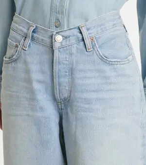AGOLDE V-waist Baggy Straight Jeans
