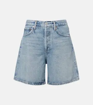 AGOLDE Dame Denim Shorts - Blue