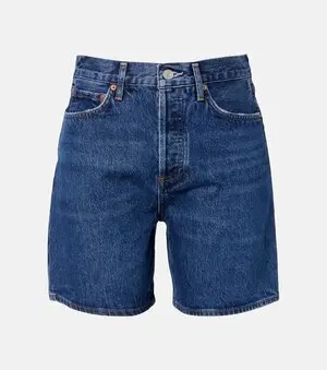 AGOLDE Dame Denim Shorts - Blue